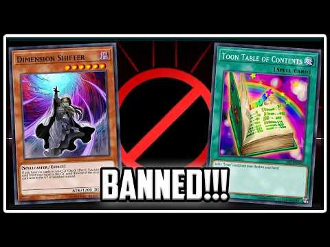 Shifter, Toons, and More! New BAN LIST for the OCG!