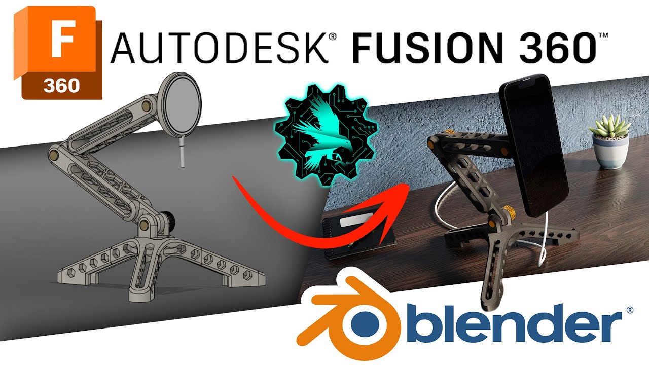 Comment passer de FUSION 360 vers BLENDER pour faire du RENDU REALISTE ...