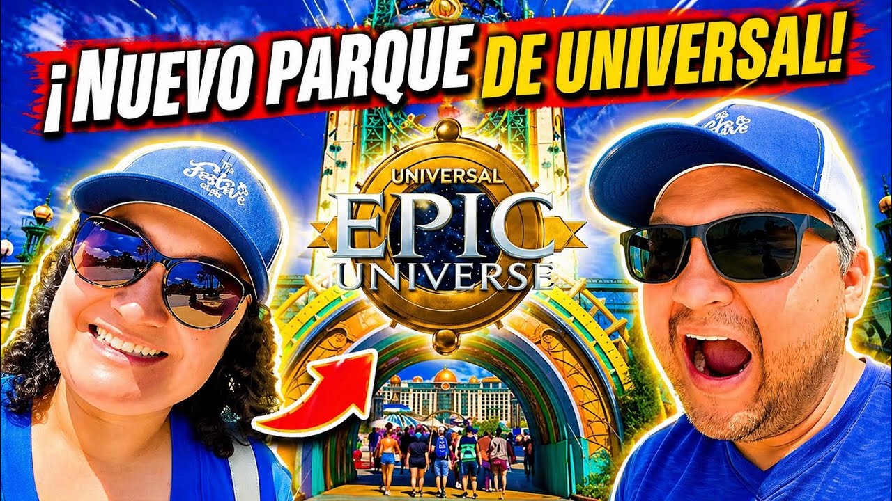¡NUESTRA PRIMERA VEZ en el NUEVO PARQUE EPIC UNIVERSE! 🎢 UNIVERSAL ...