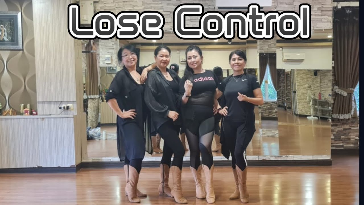 Lose Control Line Dance by Happy Bee - YouTube