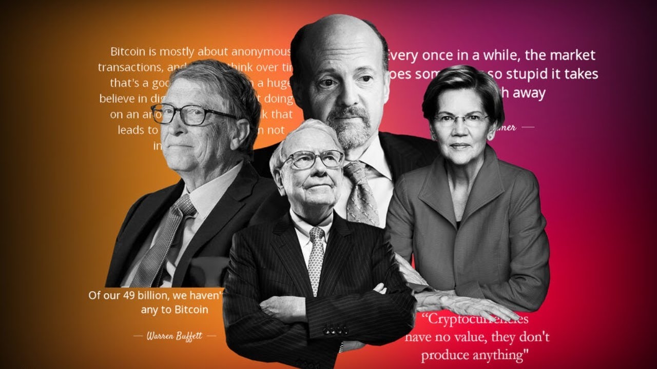 6 Most Famous Crypto Skeptics - YouTube