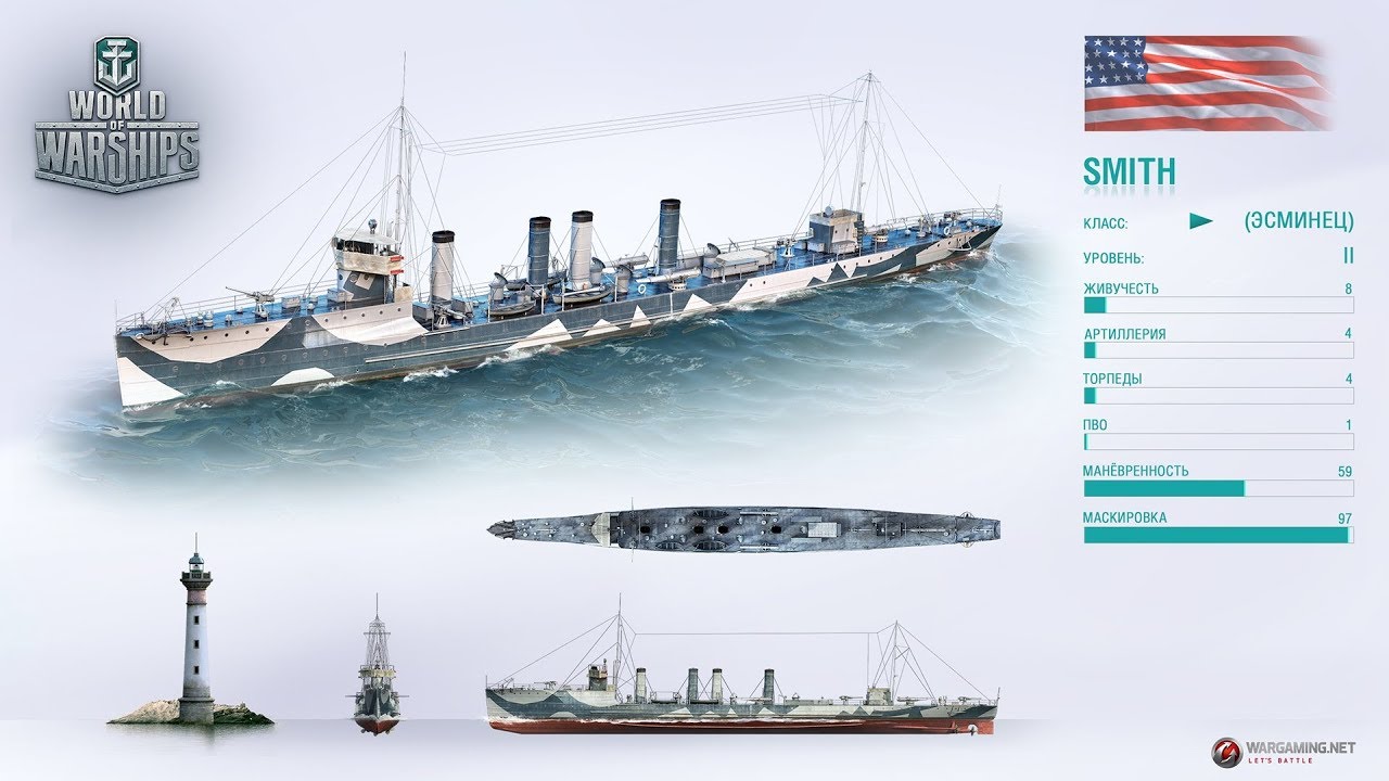 USS Smith "back in time" - YouTube