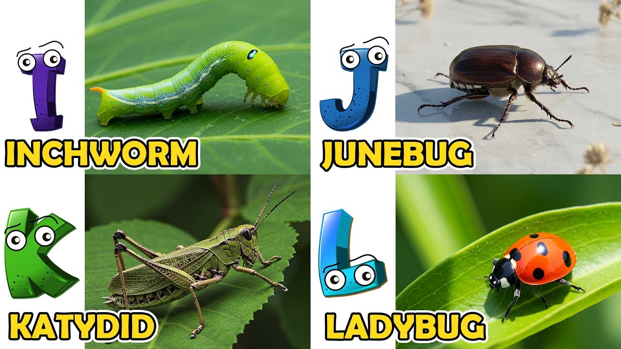 Abc Insect Song | A to Z Insects Song | Insects Alphabet song | Phonics ...