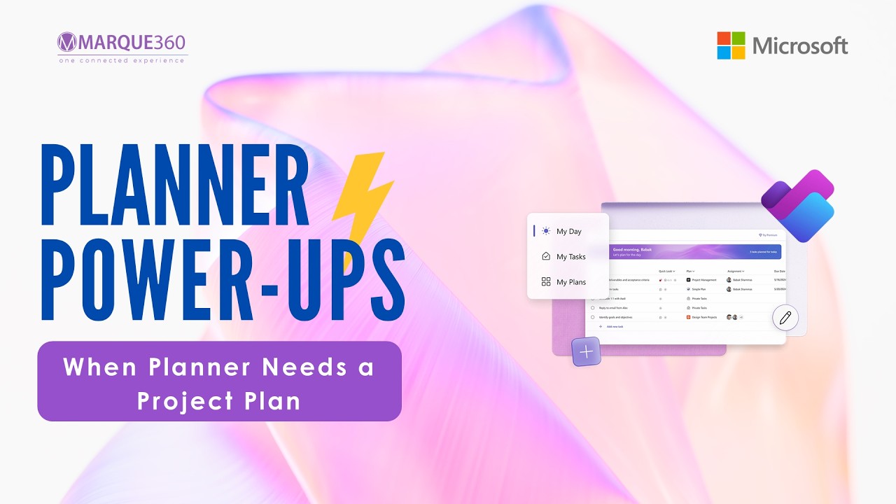 Planner Power-Ups Series: When Planner Needs a Project Plan - YouTube