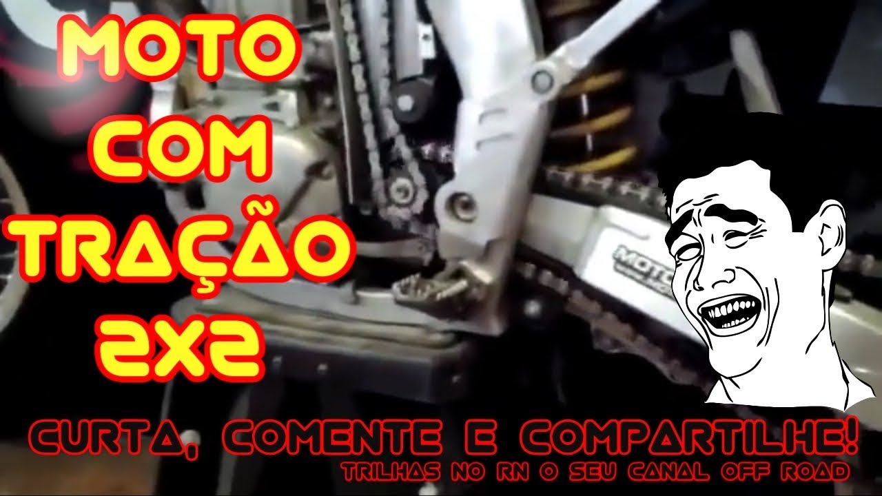 Moto com Tração 2x2-Tração nas Duas Rodas - YouTube