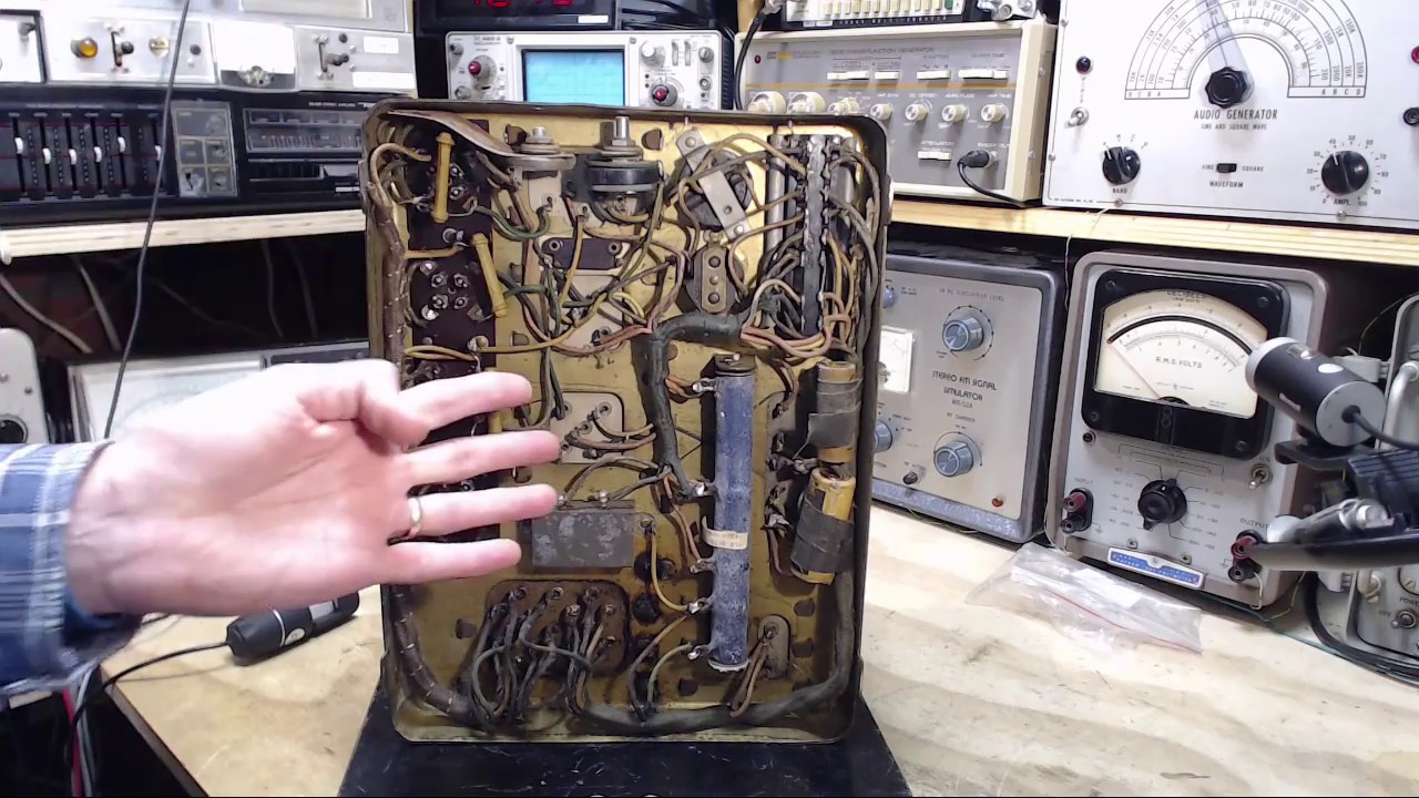 1929 Victor R-45 Radio Video #5 - Model 245 Amplifier Inspection - YouTube