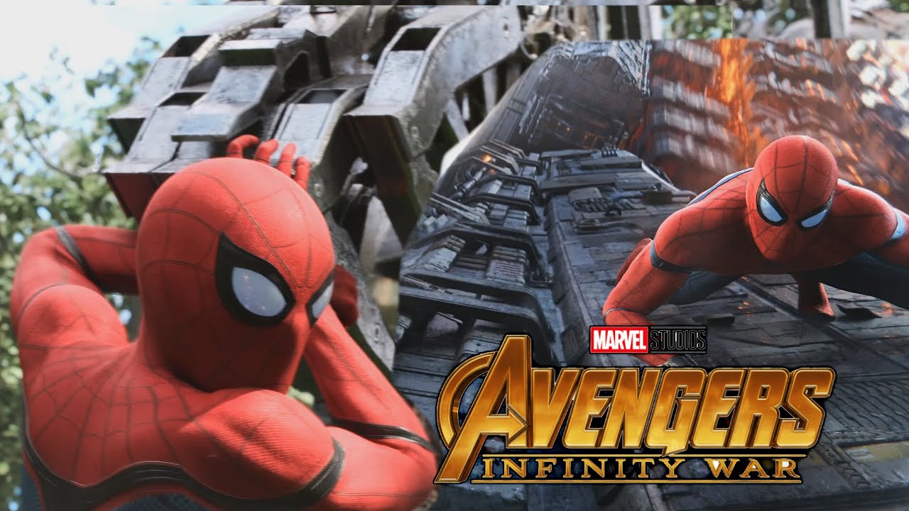 Spider Man Best Moments In Infinity War IMAX 4K - YouTube