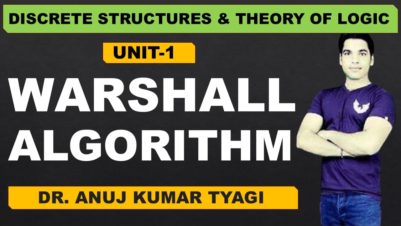15. Warshall’s Algorithm - YouTube