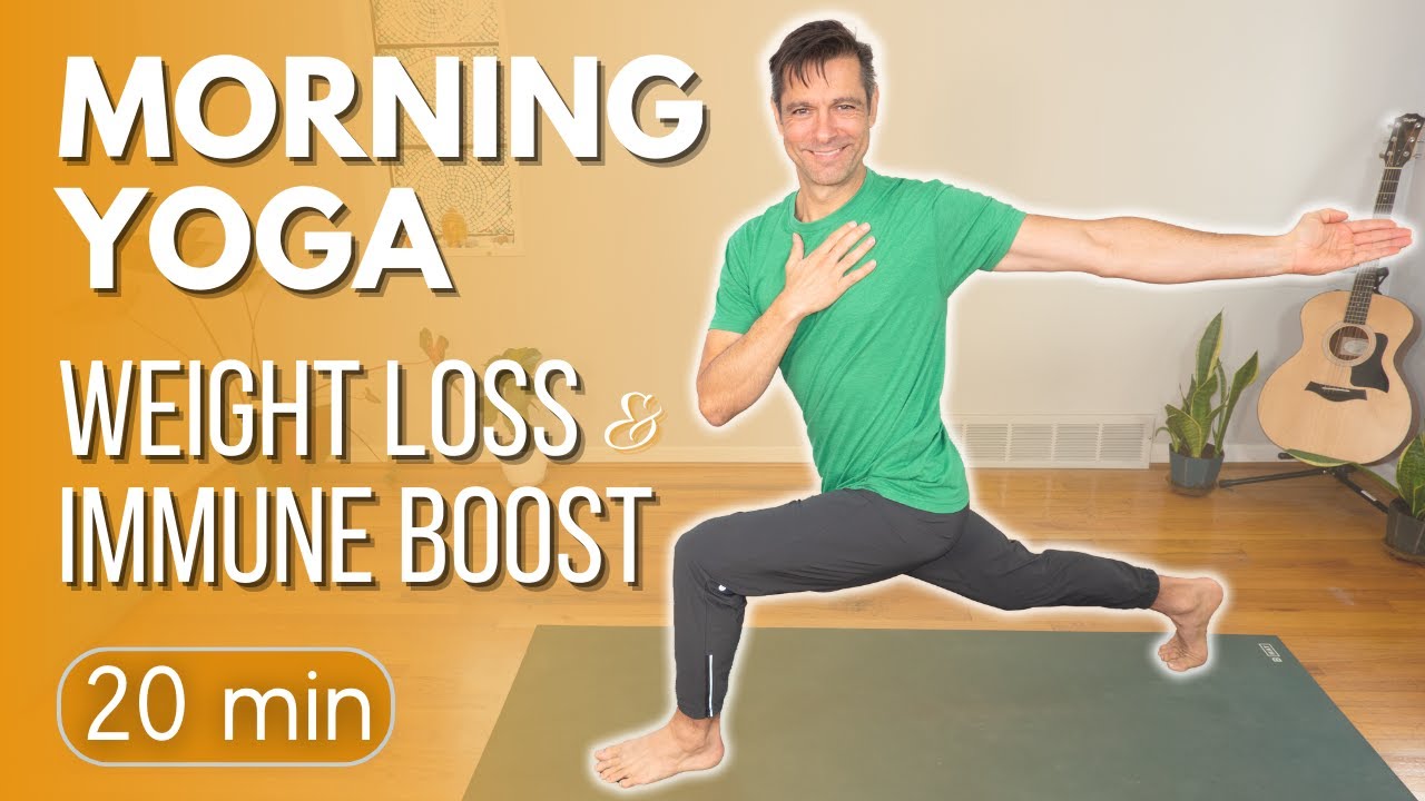 Morning Yoga for Weight Loss and Immunity Boost | David O Yoga - YouTube
