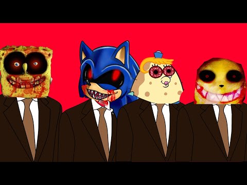 SONIC.EXE & Spongebob.EXE MEGAMIX - Coffin Dance Song Astronomia (COVER)