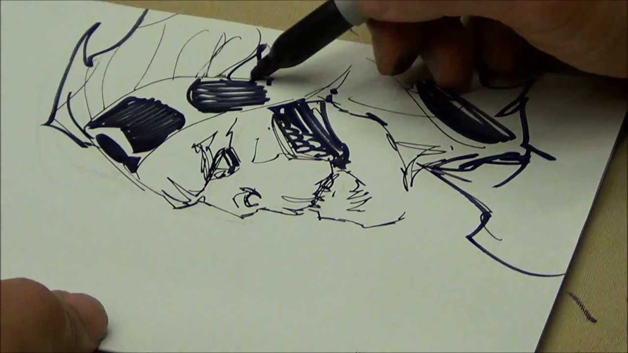 Jim Lee drawing Omega Red - YouTube