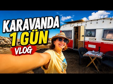 Karavanda tək başına 1-gün Vlog (Qorxdum? Darıxdım?)