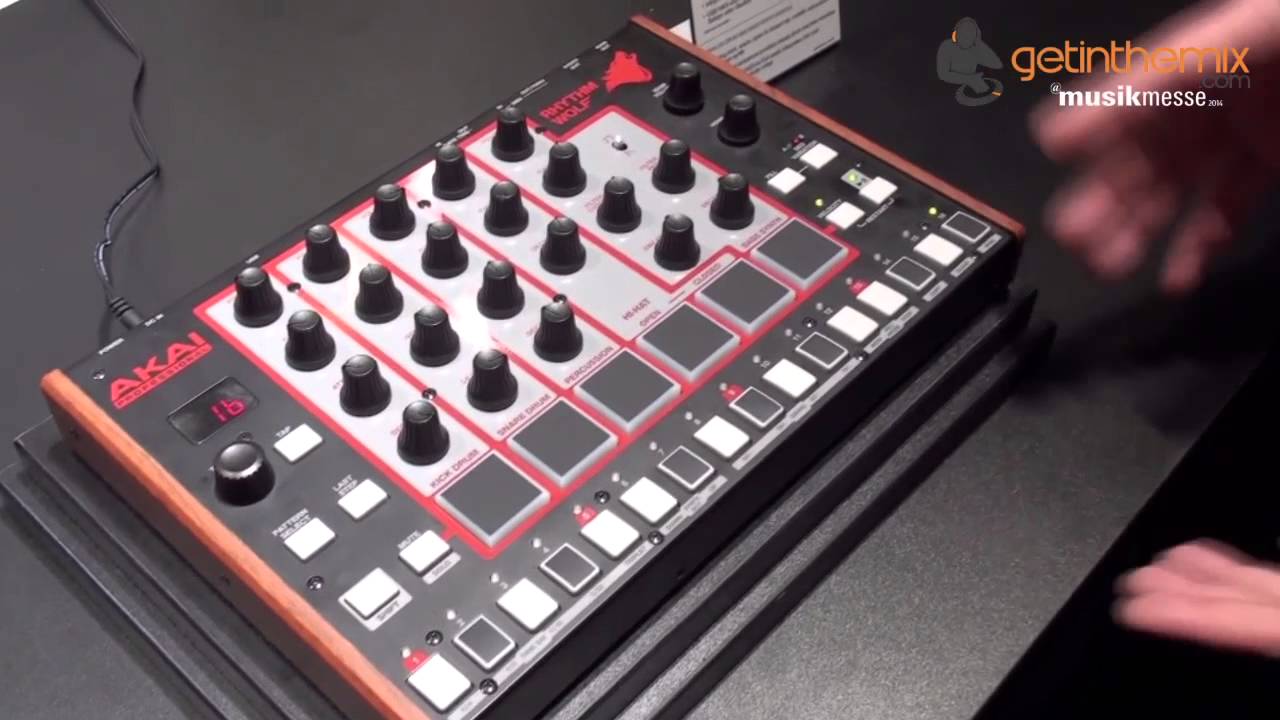 Akai Rhythm Wolf Analogue Step Sequencer Drum Machine - MUSIKmesse 2014 ...