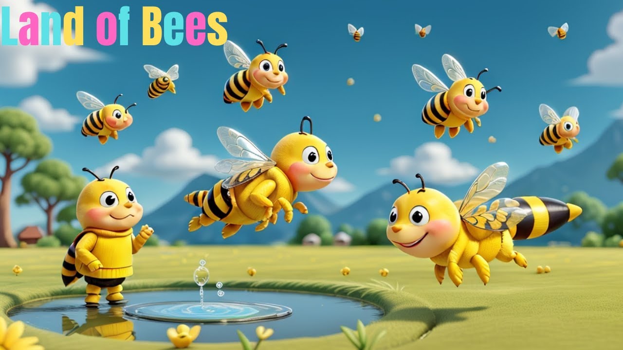 Land of Bees 🐝 | Buzztastic Adventures | 🌈 A Cheerful Kids Story 🐝 ...