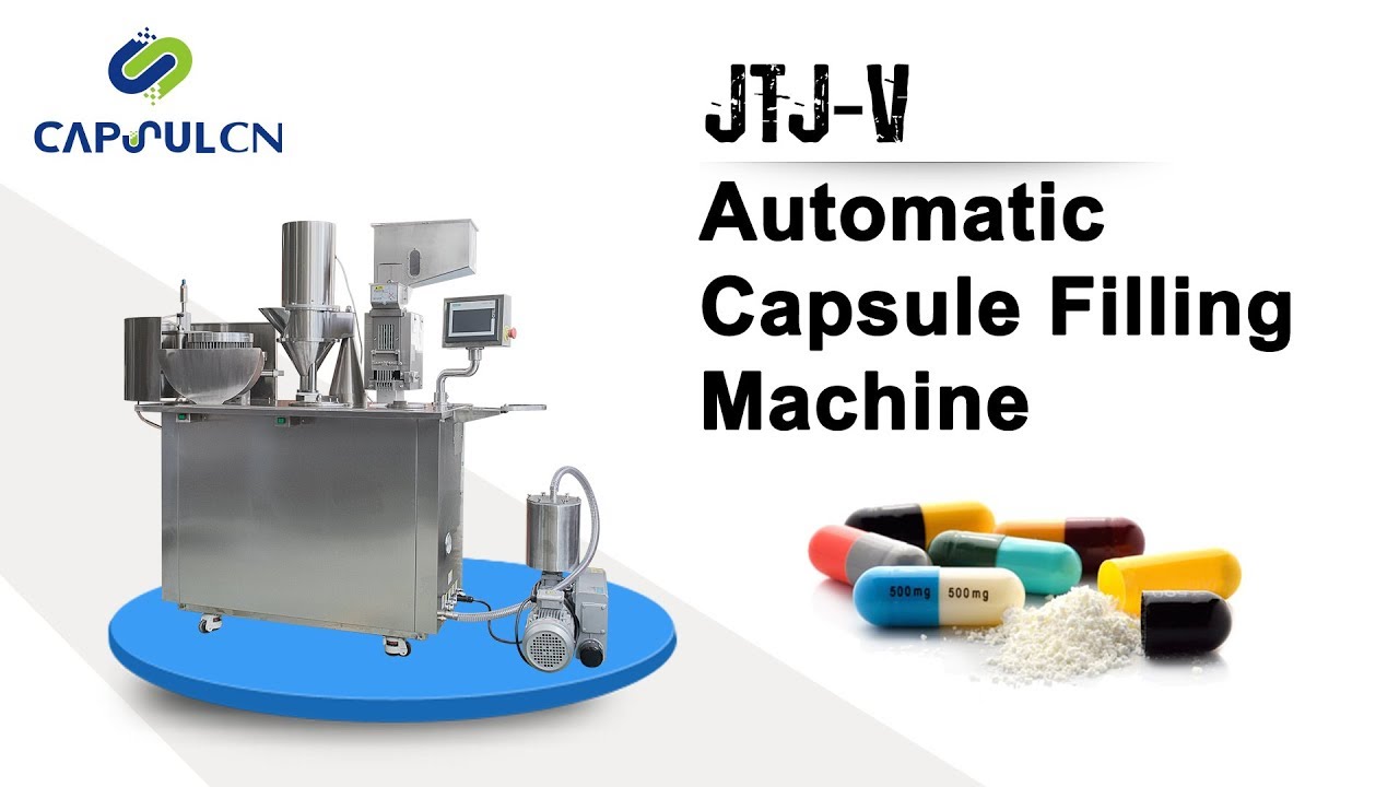 Semi-Automatic Capsule Filling Machine JTJ-V - YouTube