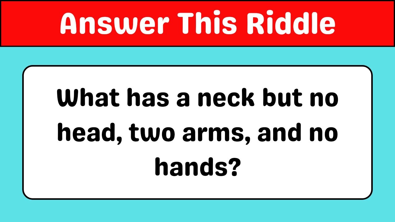 "15 Riddles That Only 1% Can Solve" - YouTube