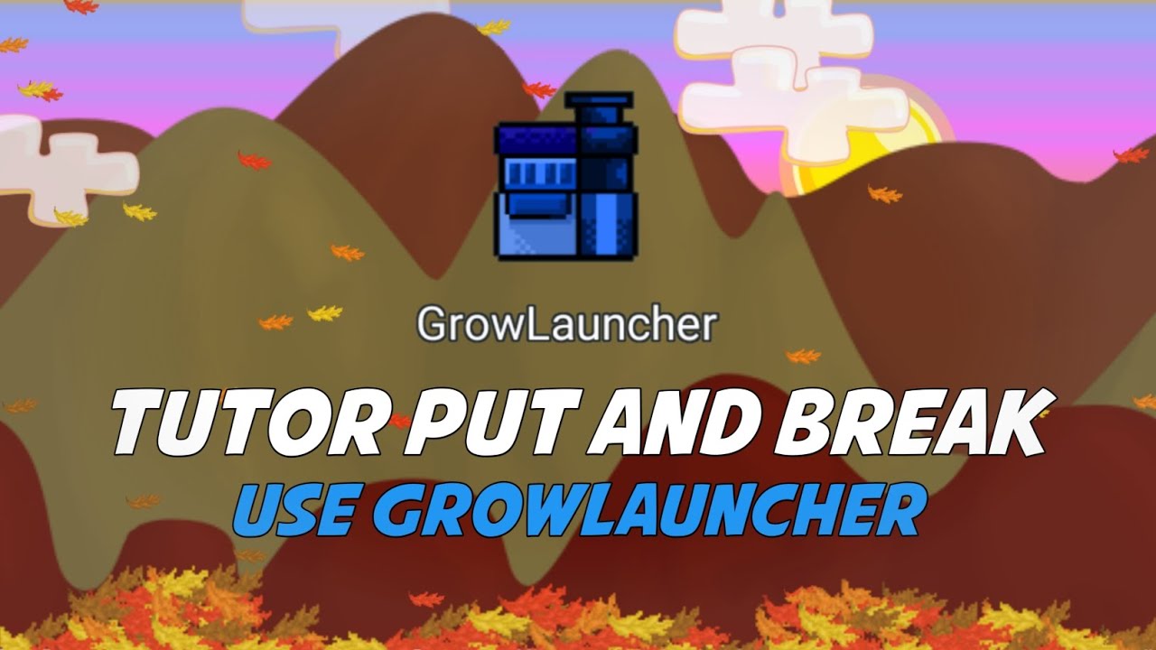 TUTORIAL AUTO FARM USE GROWLAUNCHER GROWTOPIA - YouTube