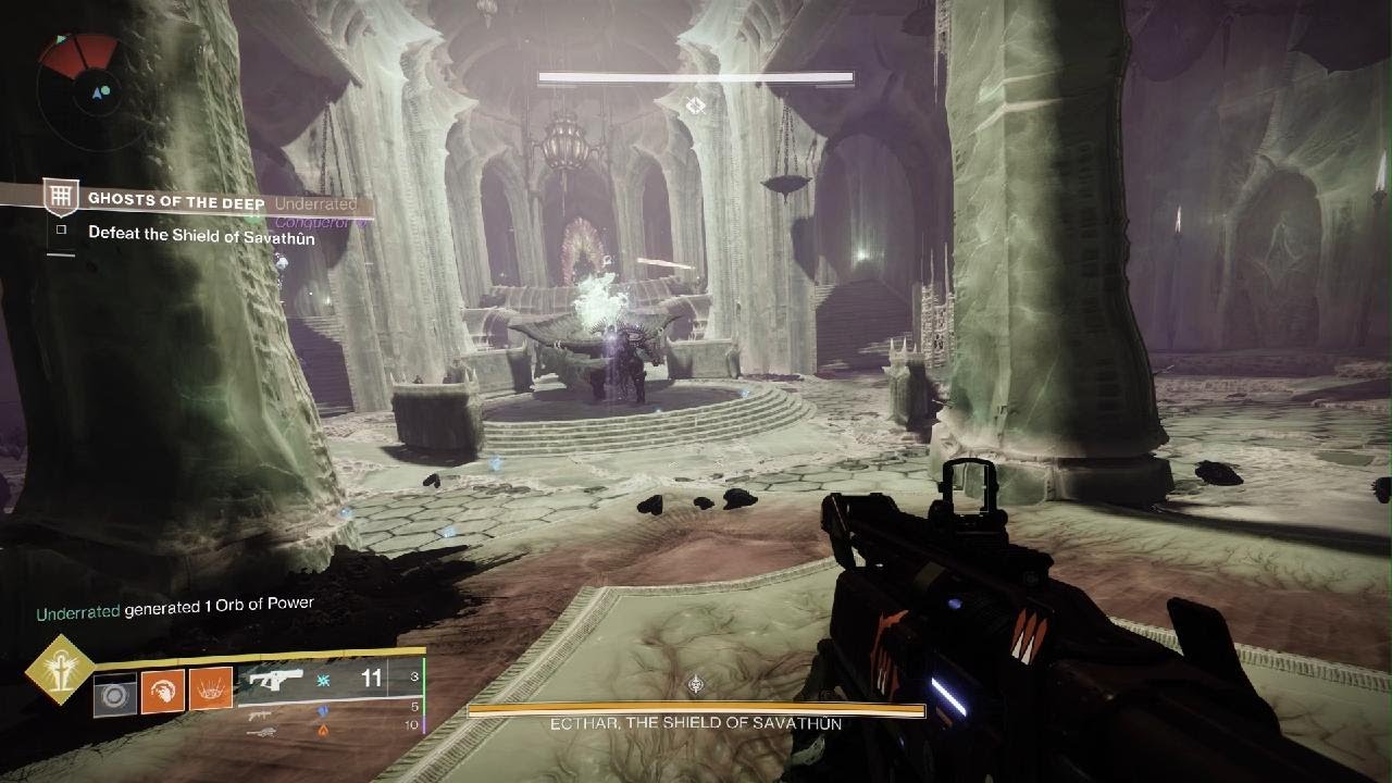 Ghost of the Deep, First boss (ecthar) one phase - YouTube