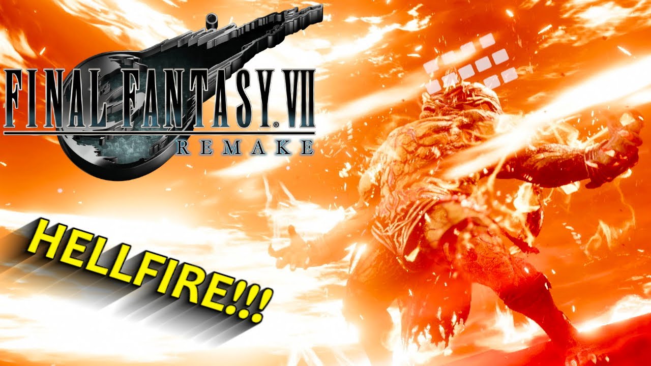 Final Fantasy VII (7) Remake Gameplay Part 13 - IFRIT IS SO BADASS ...