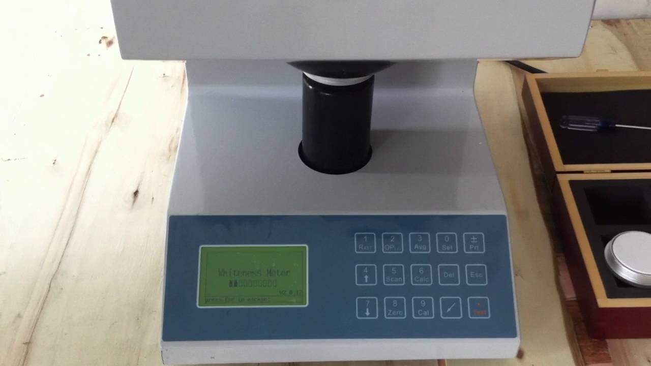 Whiteness Testing Machine - YouTube