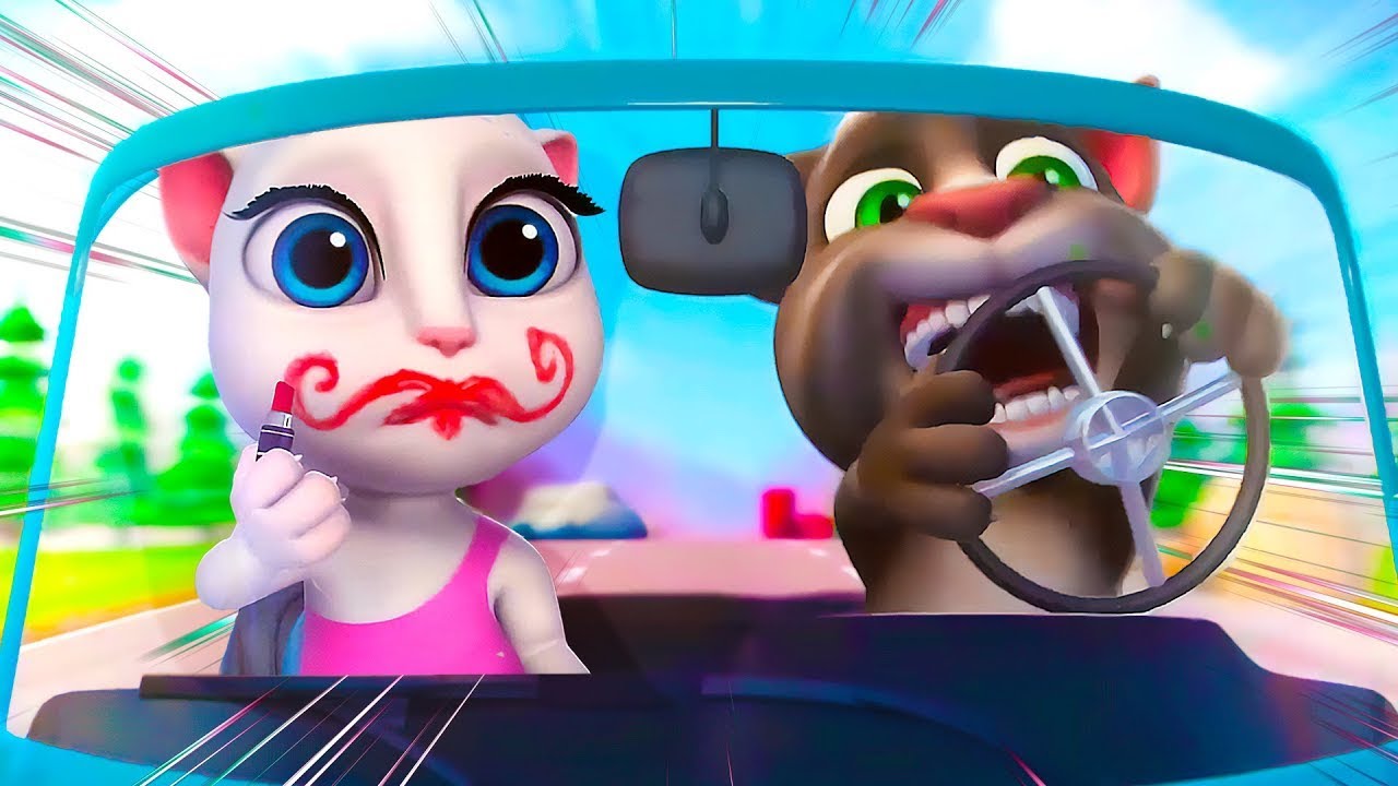 Talking Tom 🐱 A la carretera 💫 Episodio 120 🔥 Super Toons TV Dibujos ...