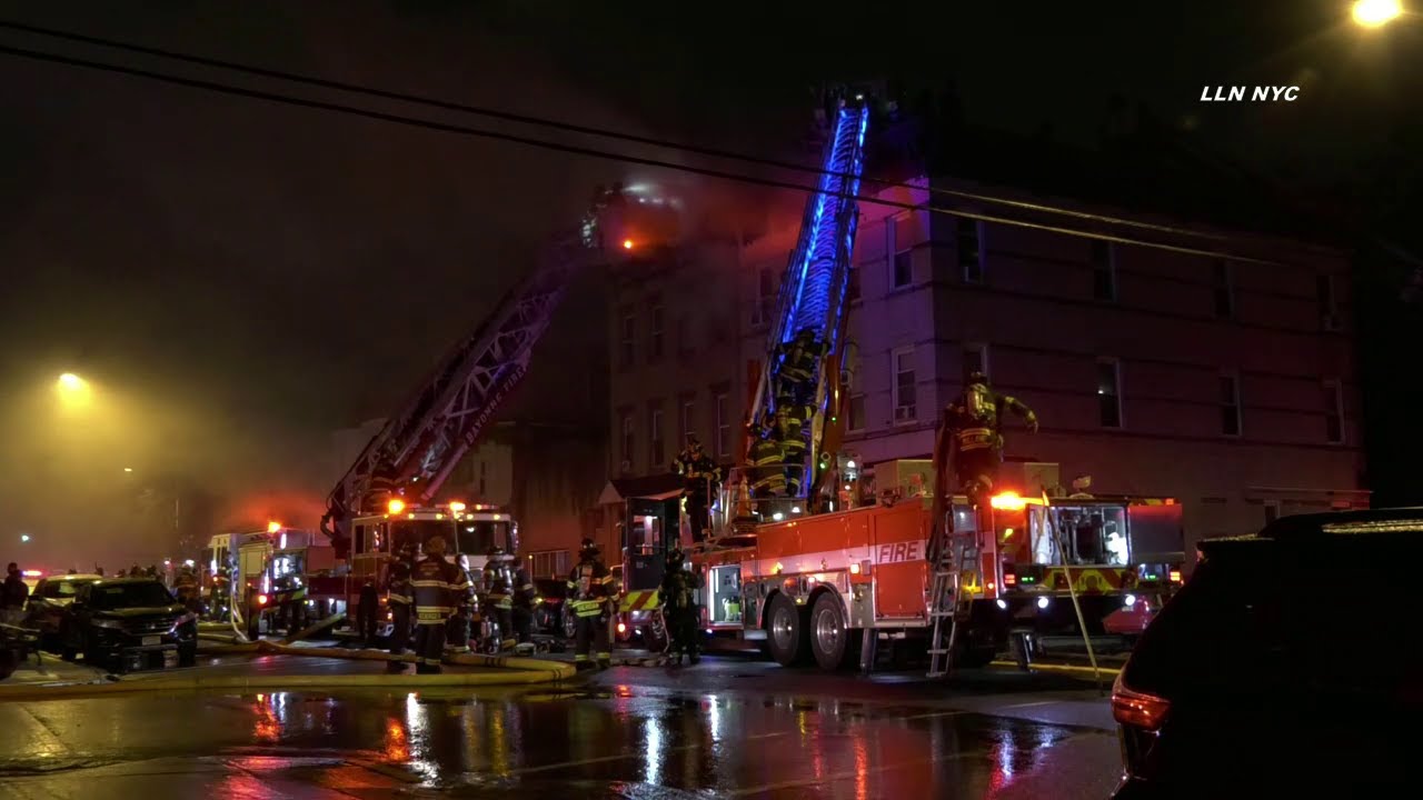 LIVE LLN NYC 6.7.22 Part 1 4-Alarm NJ Fire - YouTube