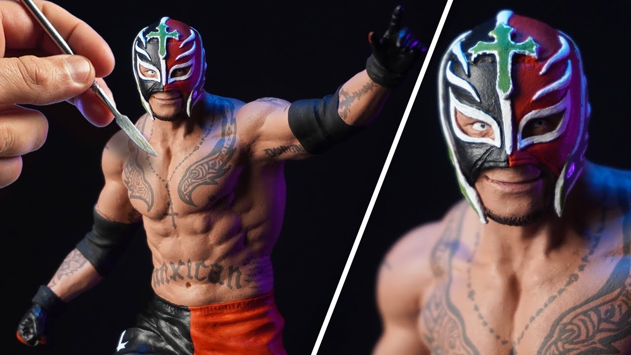 Sculpting REY MYSTERIO - 619 | WWE - YouTube
