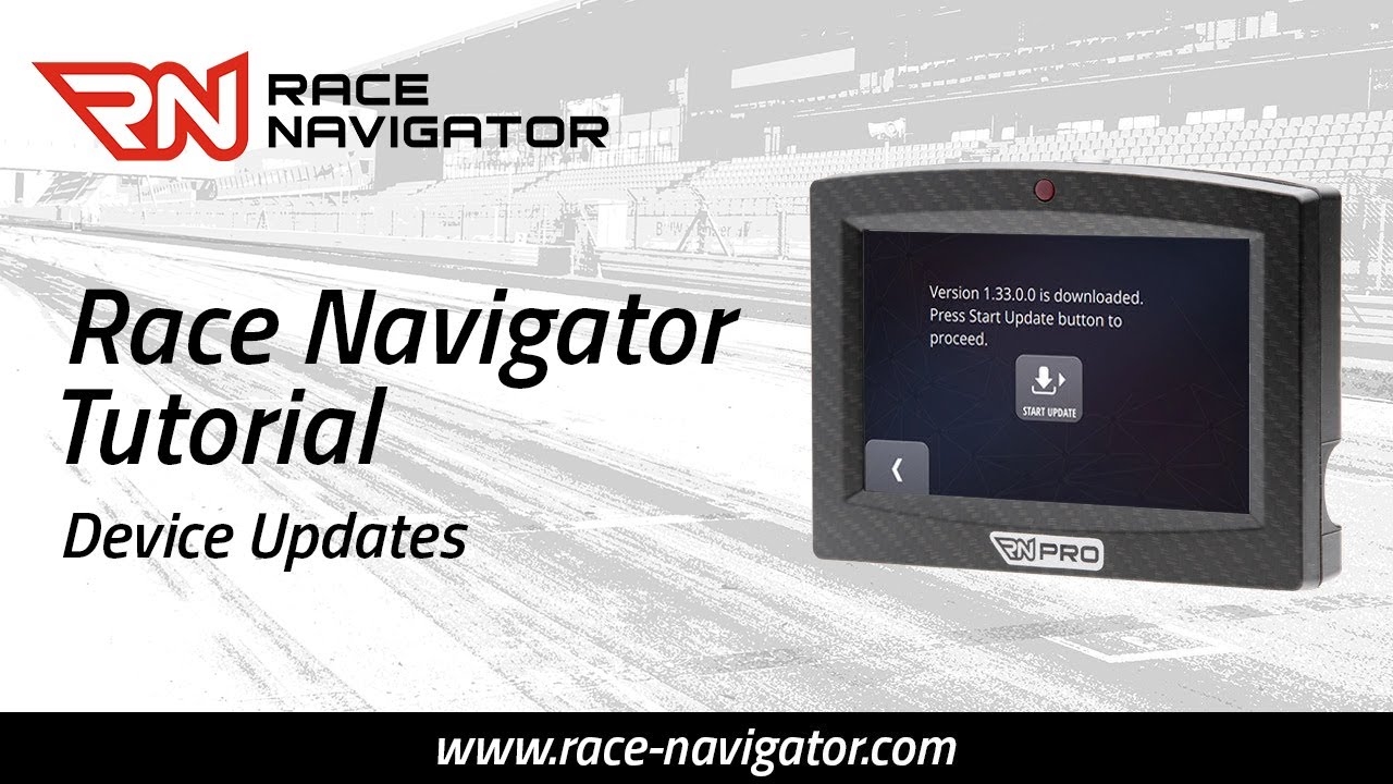 Race Navigator Tutorial – Geräteupdates - YouTube