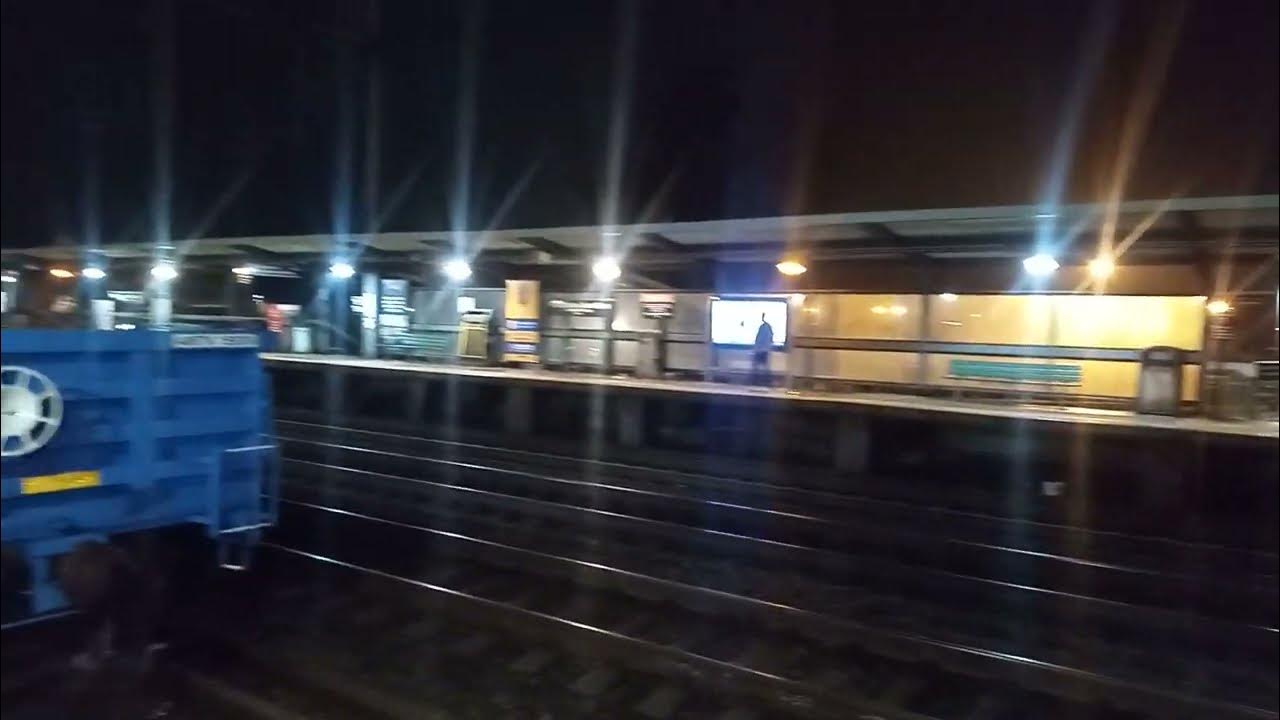 A Late Amtrak Northeast Regional 196 With Two Locomotives On Other Track at Princeton Junction ...