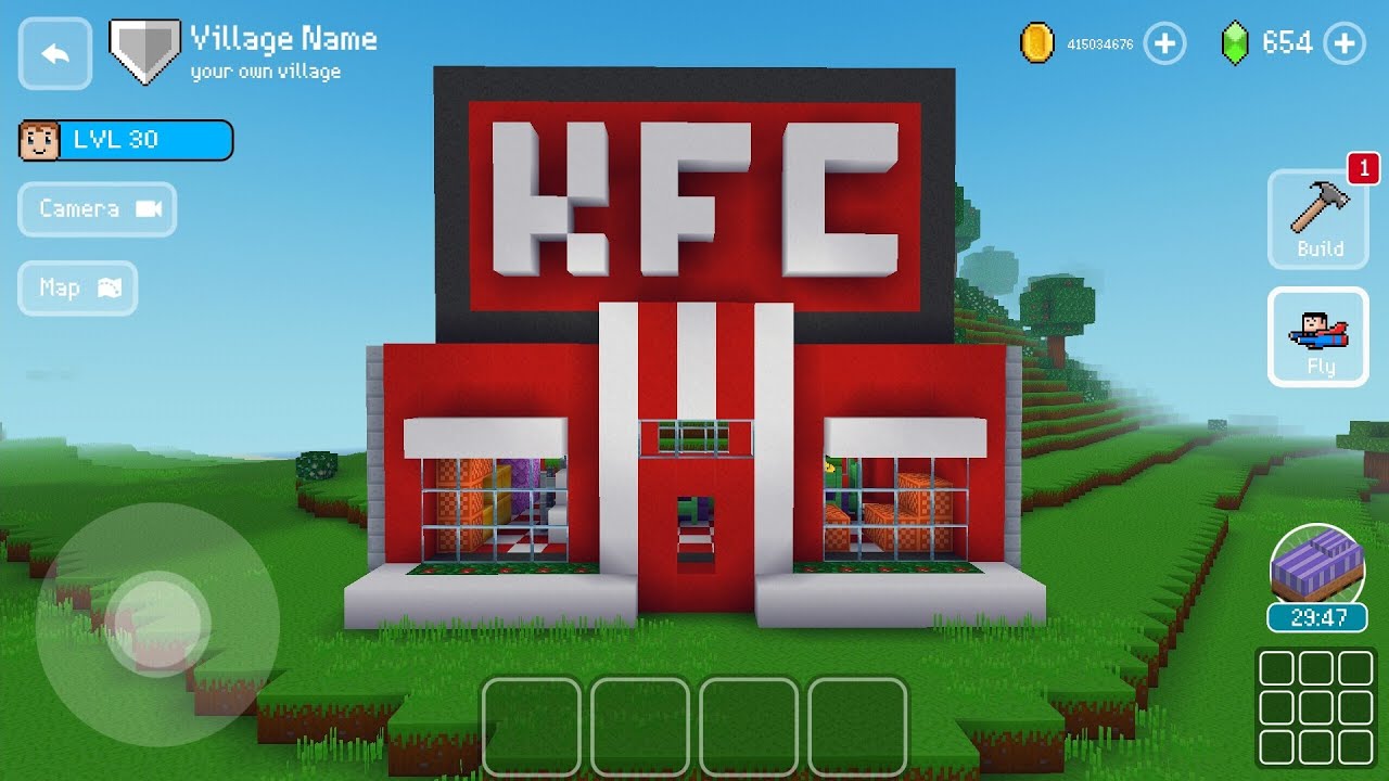 KFC - Block Craft 3d: Building Game - YouTube