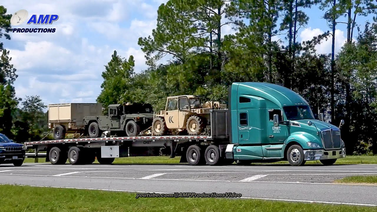 Green Kenworth T680 CRST | Truck Spotting 81124 - YouTube