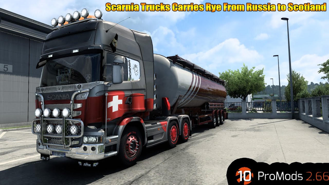 Euro Truck Simulator 2|ScarniaTrucks|Rye From Russia to Scotland ...