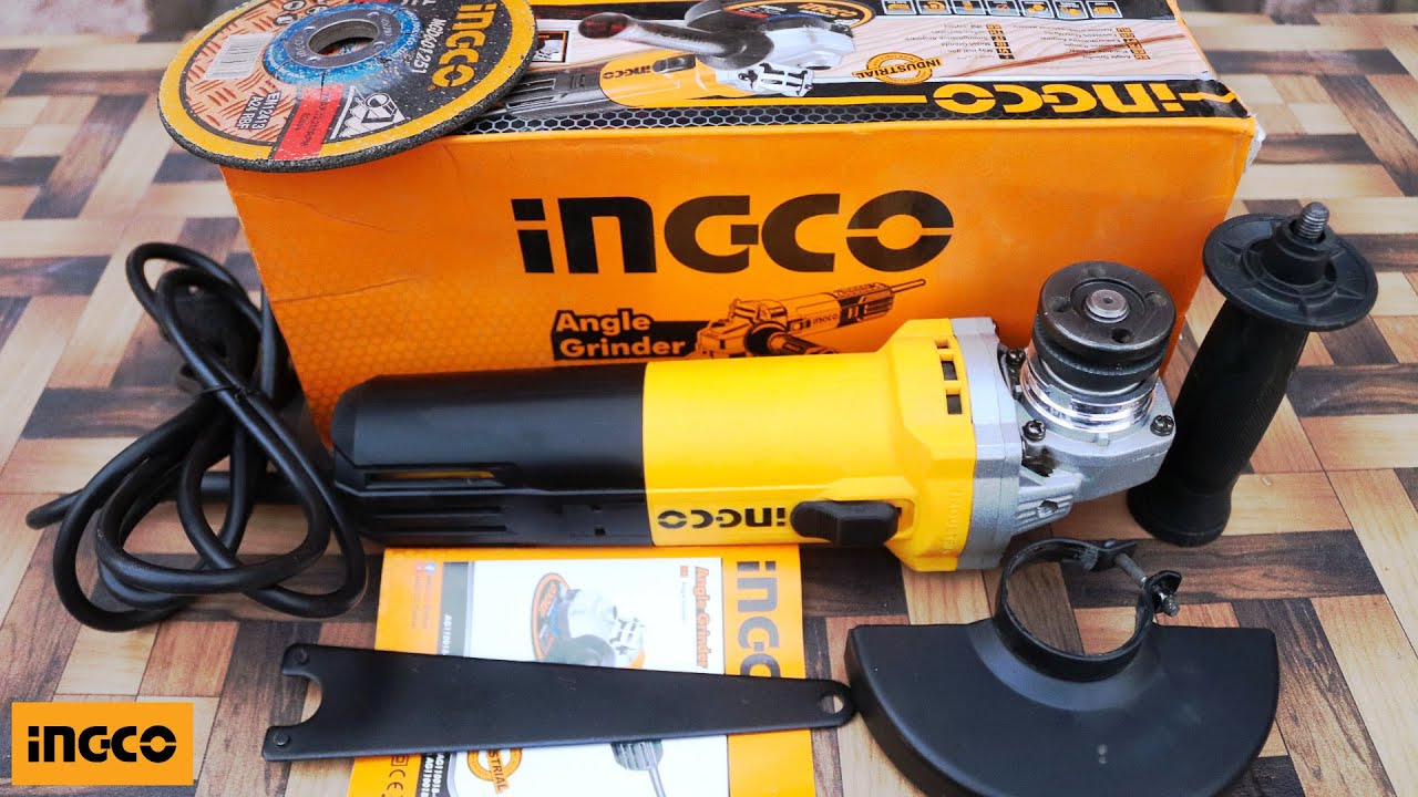 INGCO Angle Grinder 1100w Unboxing and Review | DIY Mistri - YouTube