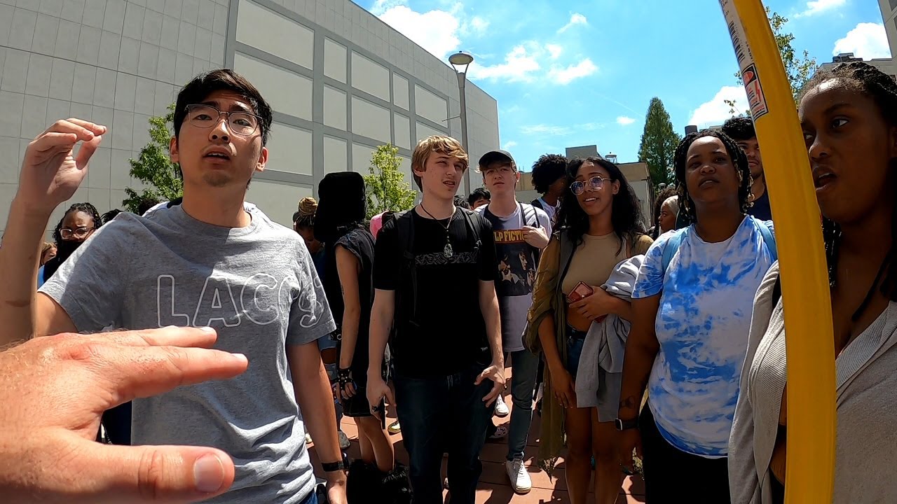 Large Crowds, MOSTLY Angry Students, w/Some Encouragement & Humility ...