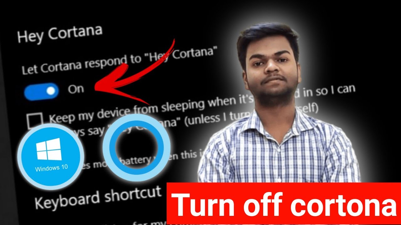 How to turn off cortana in windows 10 | How to off hey cortana ...