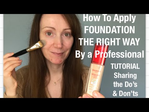 Foundation Tutorial by a Professional. Learn the Do’s & Don’ts. Bourjois Healthy Mix Foundation ...