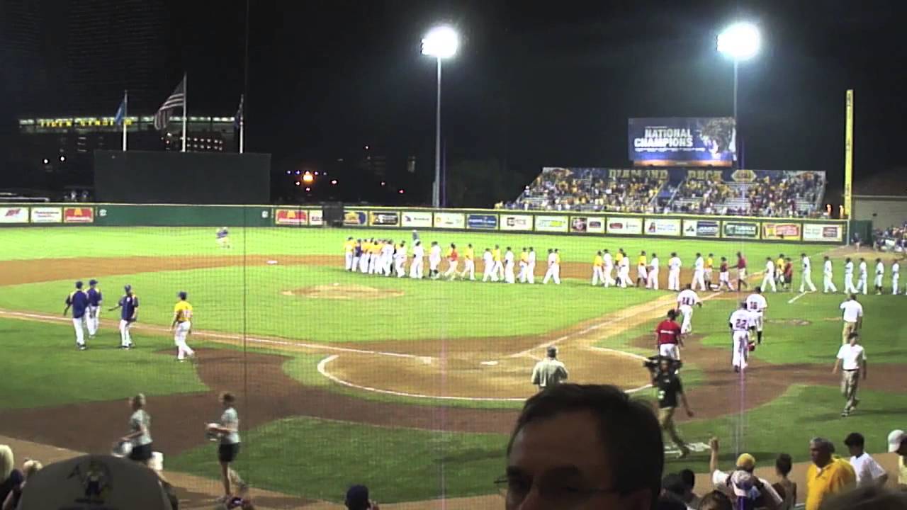 LSU Tigers win 2013 NCAA Baseball Regionals over ULL~Celebration post ...