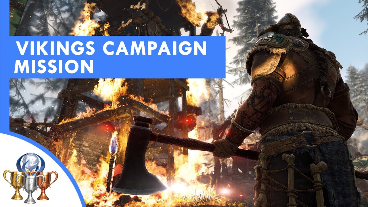 For Honor Gameplay Walkthrough: Viking Campaign Mission "Raiding the ...