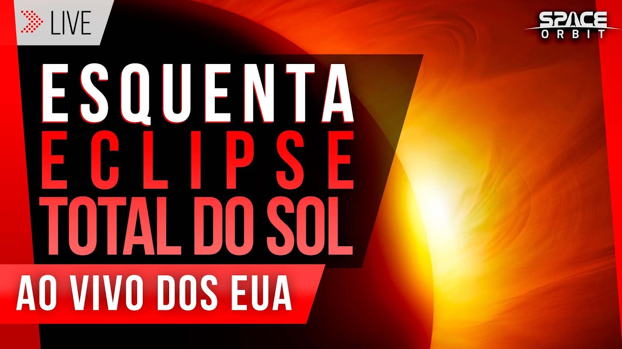 PRÉ-ECLIPSE TOTAL DO SOL, AO VIVO DE DALLAS, USA - YouTube