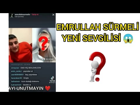 EMRULLAH SÜRMELİ YENİ SEVGİLİSİ İLE CANLI YAYIN YAPTI