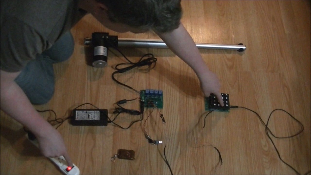 The Keypad Controlled Linear Actuator Secret Door Compartment Escape ...
