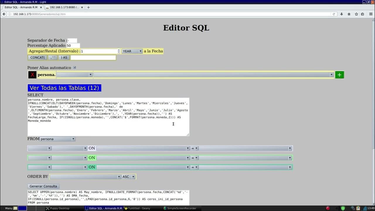 Editor de Consultas SQL (MySQL) - YouTube