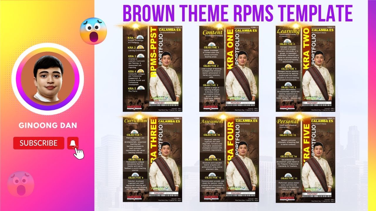 UPDATED BROWN THEME RPMS PPST TEMPLATE - YouTube