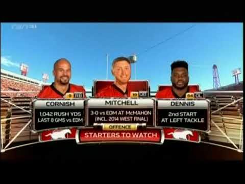 CFL 2015 EDMONTON ESKIMOS AT CALGARY STAMPEDERS - YouTube