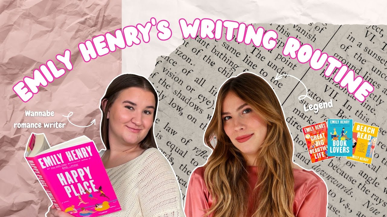 I tried Emily Henry's writing routine for a day 💌 *writing vlog* - YouTube