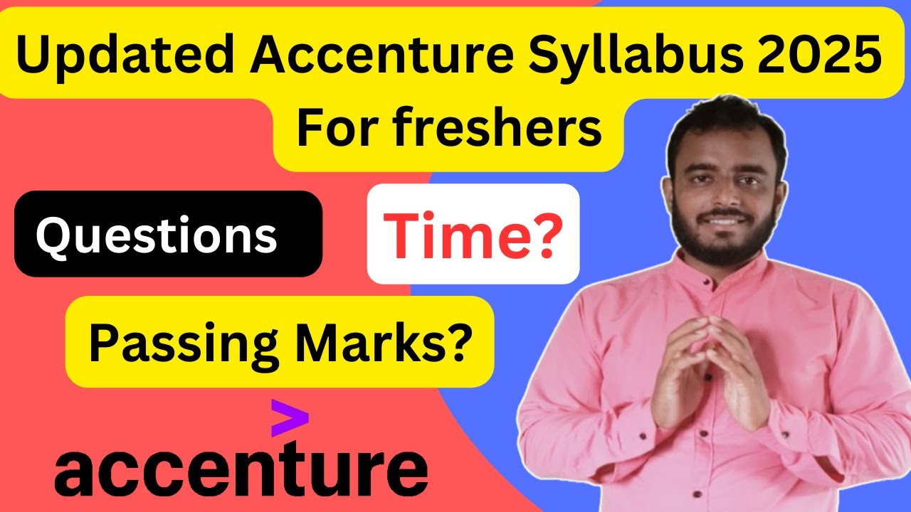 Updated Accenture Syllabus for freshers 2025 | Complete Accenture syllabus for freshers | - YouTube