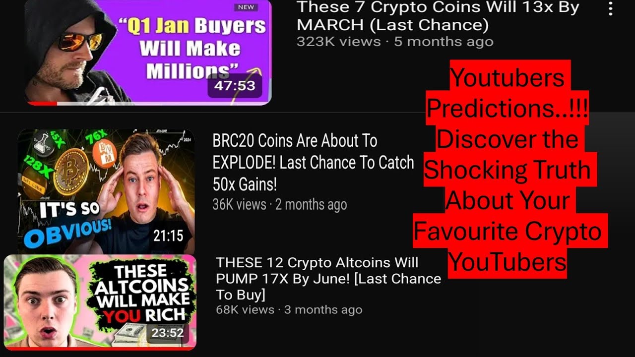 WAKE UP! Here's How Crypto YouTubers Have Played You! - YouTube