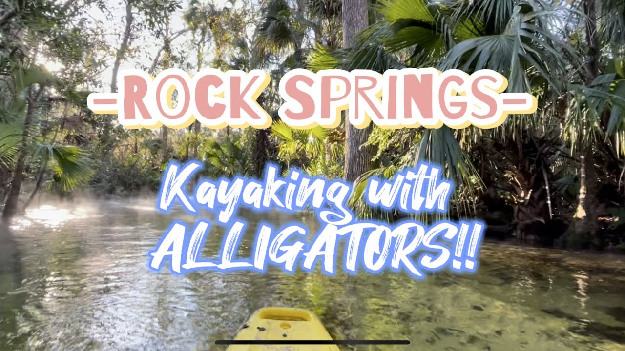 Kayaking With ALLIGATORS At Rock Springs Run | Launching from King's ...