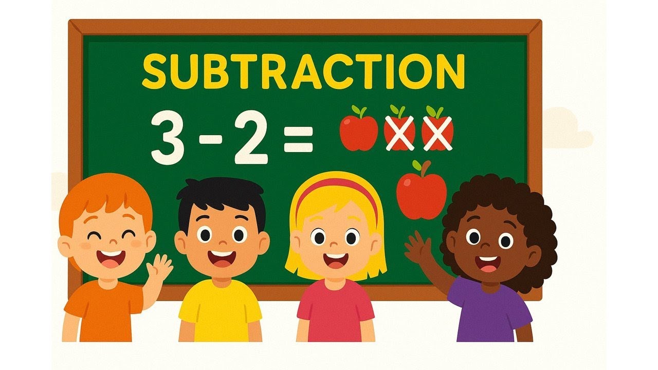 Subtraction for Beginner | Grade 1 & Kindergarten - YouTube