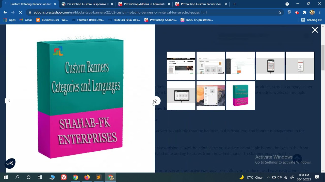 Prestashop banners module demo - YouTube